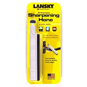 Lansky Natural Black Hard Arkansas Hone
