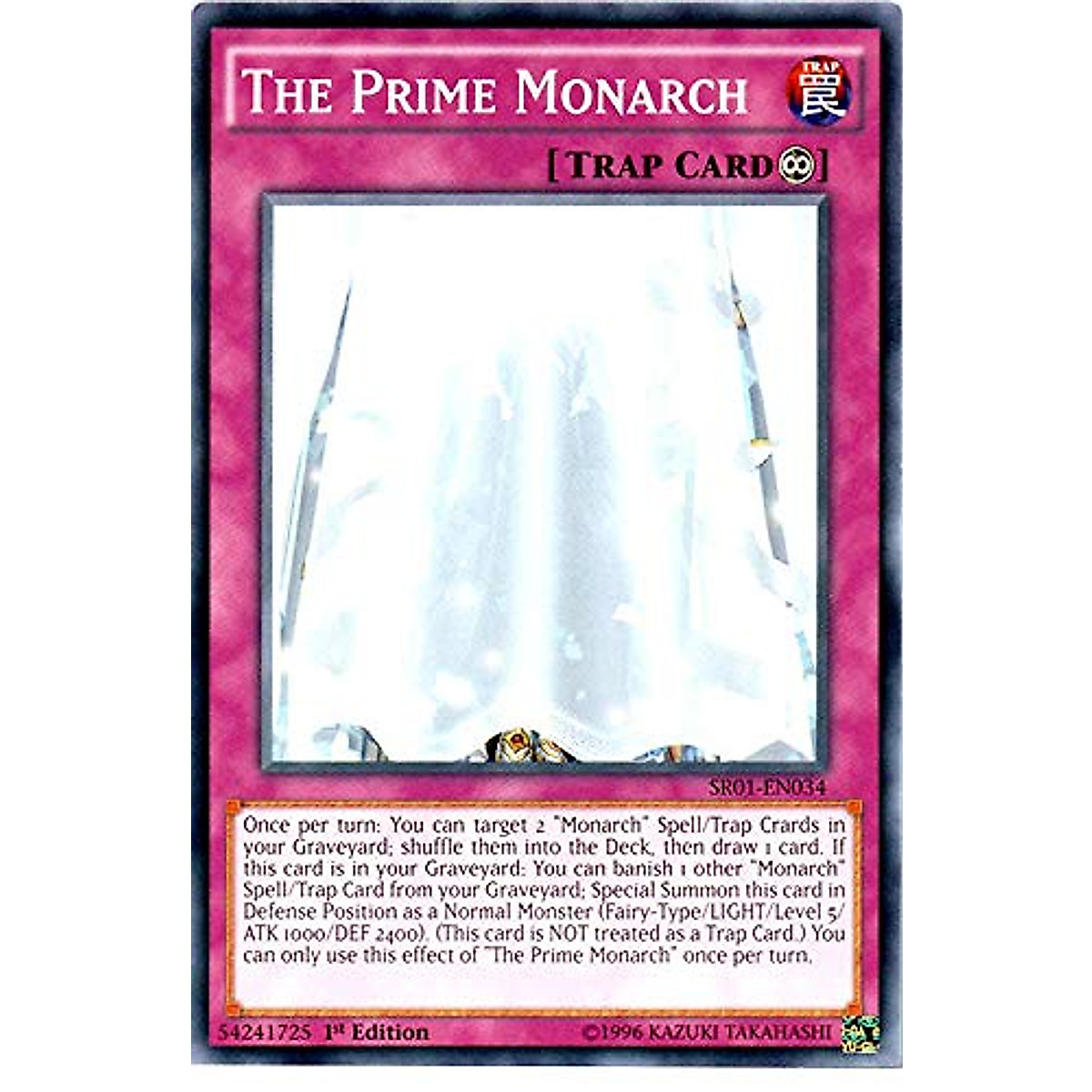 Yu-Gi-Oh! - The Prime Monarch (SR01-EN034) - Structure Deck: Emperor of Darkness - Edition - Common