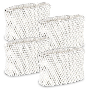 Cenipar WF2 Humidifier Filters Replacement for Vicks V3100, V3500, V3700, ​V3900 Enviracaire ECM-500 Sunbeam SCM1118 SCM1119 SCM1120 Series WA-8D Humidifier Filters, 4 Pack