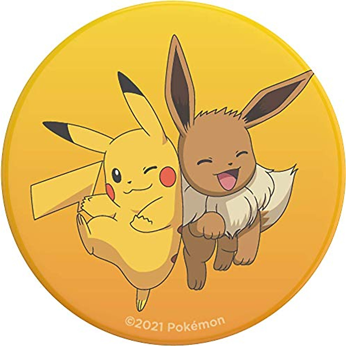 PopSockets PopGrip: Swappable Grip for Phones & Tablets - Pokemon - Eevee & Pikachu
