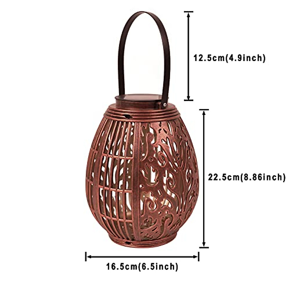 TAKE ME Unique Solar Lantern,Outdoor Garden Hanging LED Light,Waterproof LED for Table,Outdoor,Party