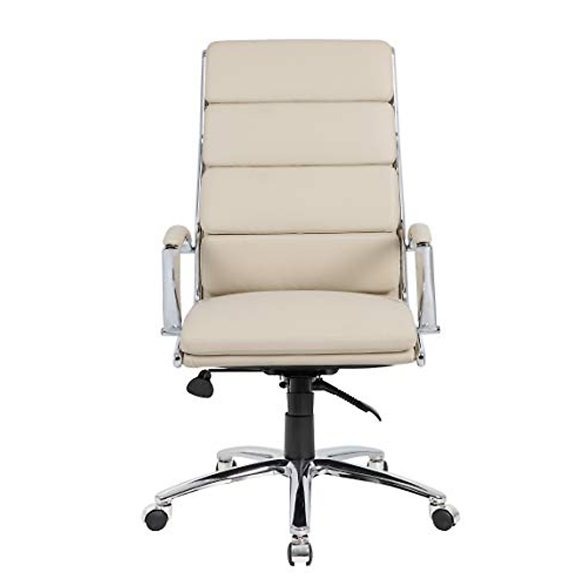 Boss Office Products Executive CaressoftPlus Chair with Metal Chrome Finish (B9471-BG), Beige