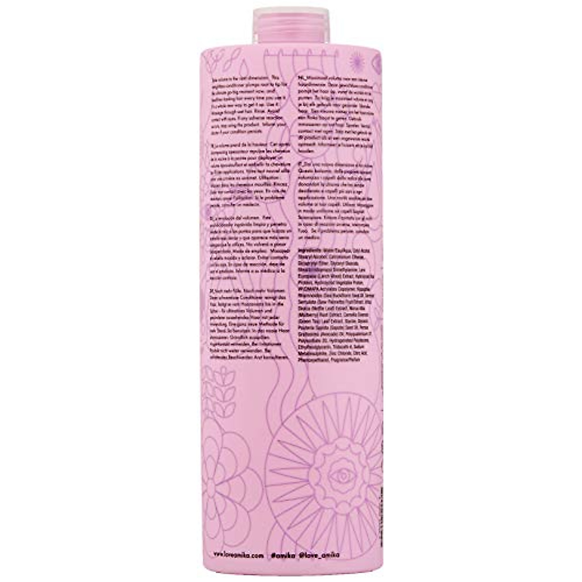 3D volume & thickening conditioner, 1000ml | amika