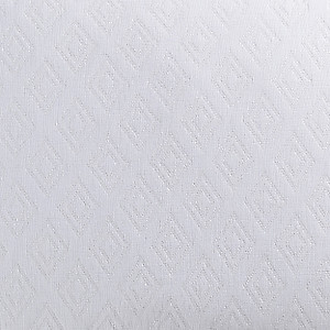 Vera Wang - Queen Duvet Cover Set, Reversible Luxury Bedding with Matching Shams, All Season Home Decor (Double Diamond White, Queen)