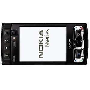 Nokia N95-4 8 GB Unlocked Phone with 5 MP Camera, 3G, Wi-Fi, GPS, and Media Player--U.S. Version with Warranty (Black)