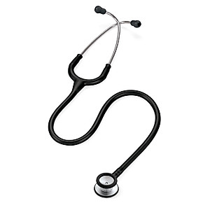 3M Littmann Classic II Pediatric Stethoscope, 2113, Stainless Steel Chestpiece, 28" Black Tube