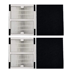 Replacement Idylis Air Purifier Filter B - 2 Pack Hepa & Carbon Filter Set for Idylis Air Purifiers Idylis IAP-10-125,IAP-10-050,IAP-10-150,AC-2125,AC2126,AC-2126 Model # IAF-H-100B