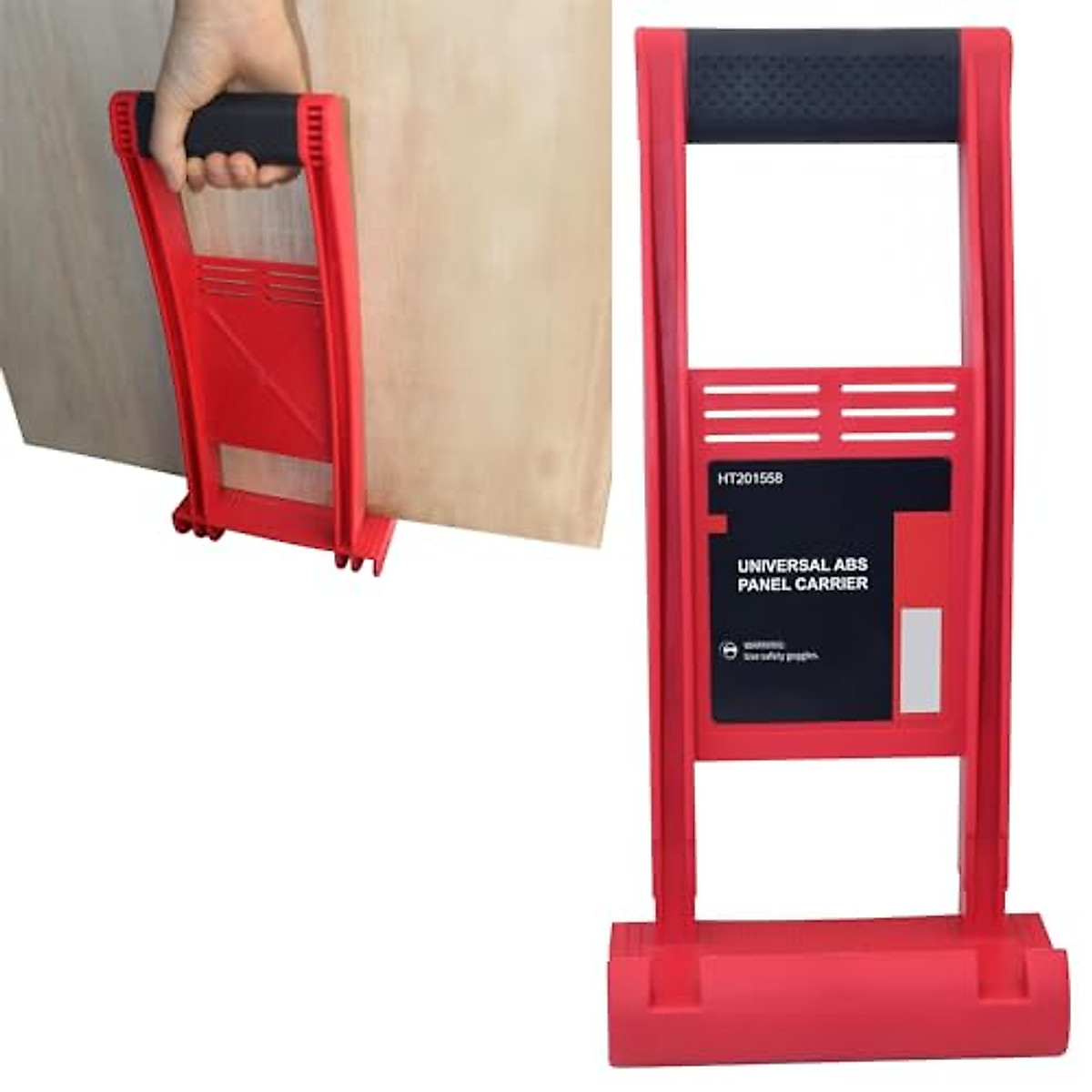 Generic Plywood Carrier, Panel Carrier Sheetrock Drywall 2 Pcs 80KG Load Bearing Sheetrock Tools Drywall Handtools Drywall Carrying Tool Fit to Plywood, Glass Board, Plasterboard, Generic1q0v7xnwu9