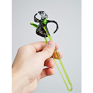 Black Glass Iris with White Spots Flowers Figurine Blown Iris Flower Iris Sculpture Art Glass Iris Flower Murano Long Stem Iris Flowers Garden Iris Ornaments