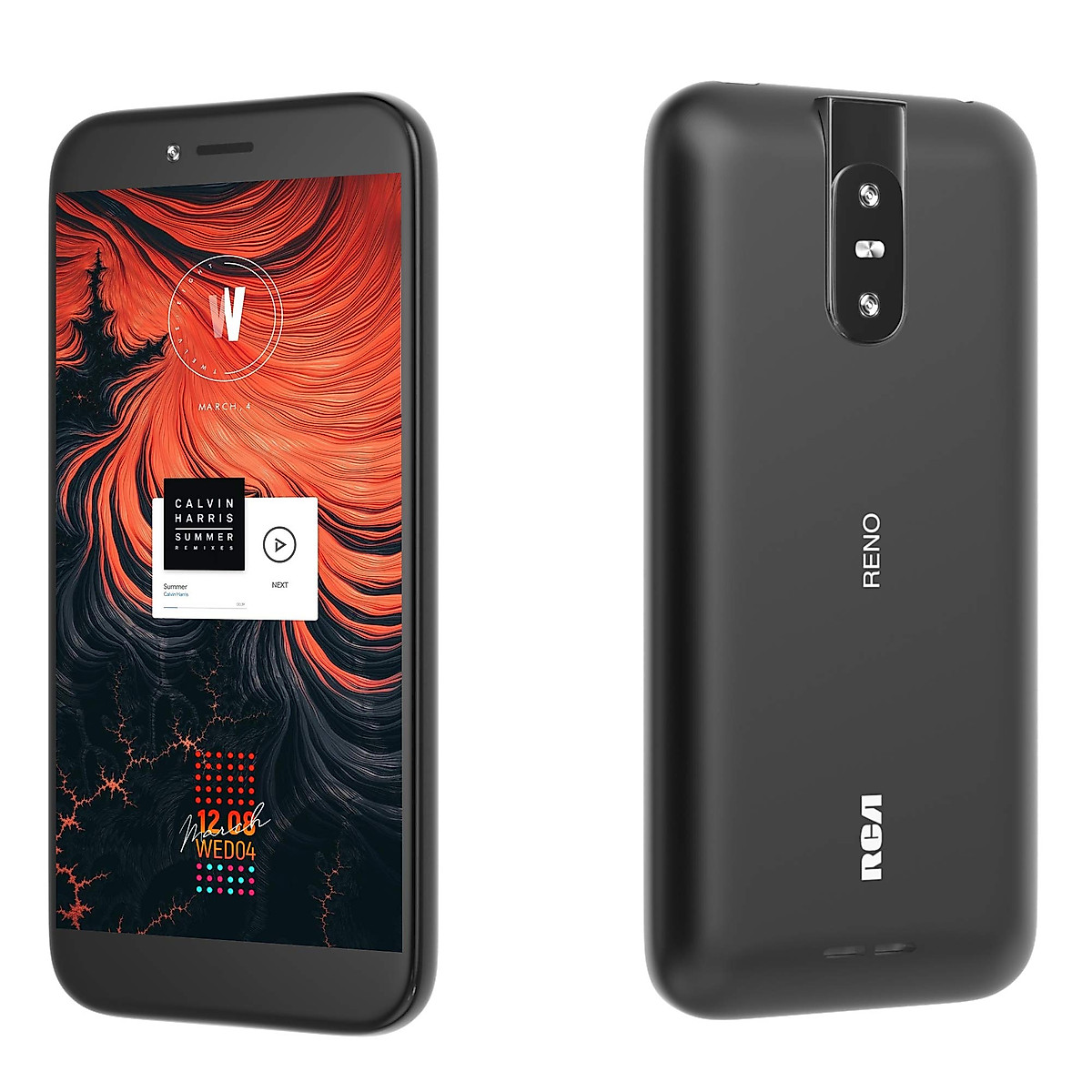 RCA Reno Smartphone, 4G LTE, 16GB, Android 10, Black - GSM Unlocked