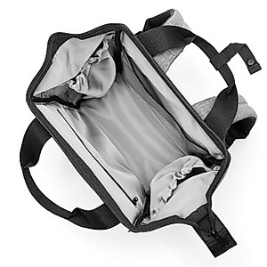 reisenthel Allrounder R Backpack, Secure Zipper, Two-Way Carry Handles, Twist Silver