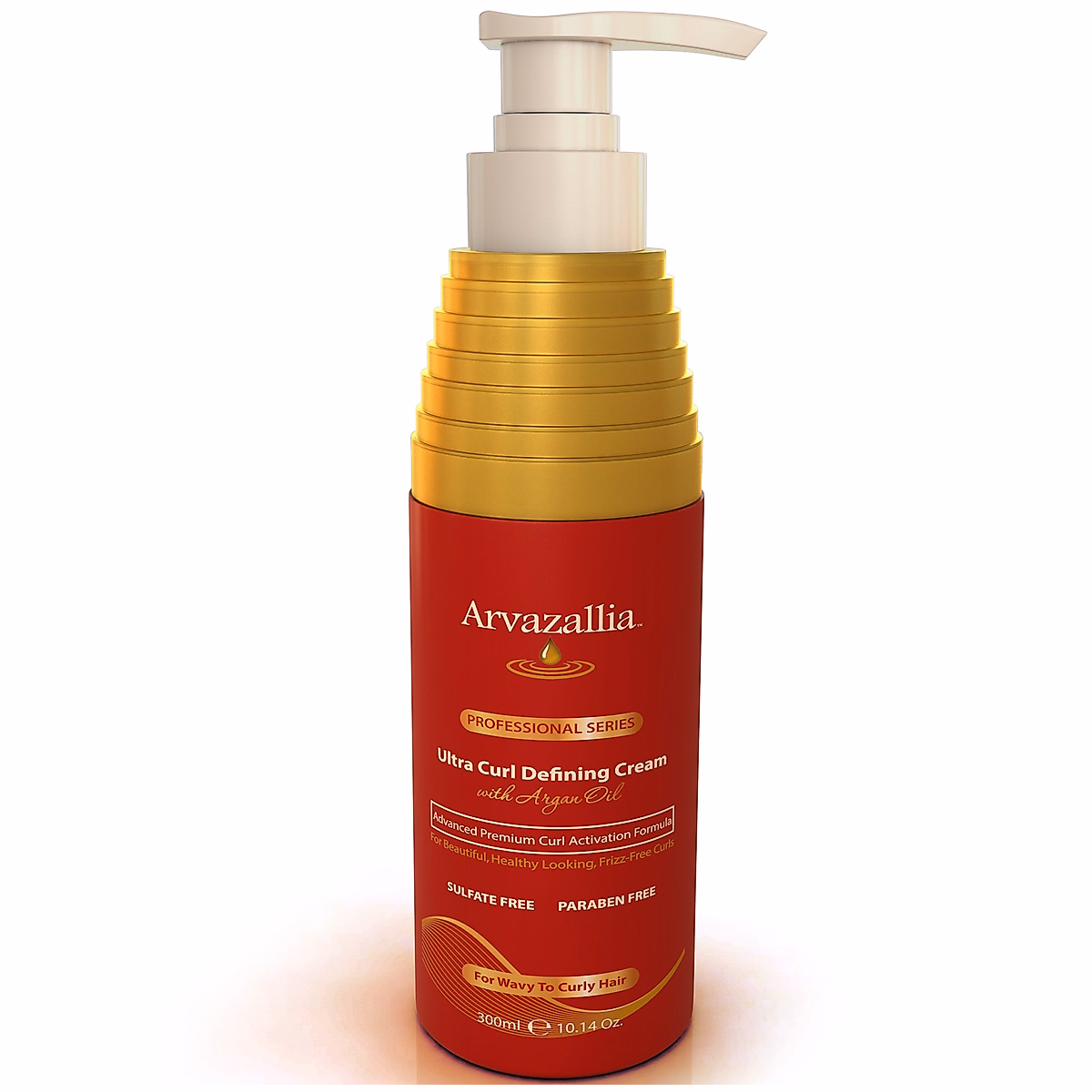 Arvazallia Ultra Curl Defining Cream with Argan Oil for Wavy and Curly Hair
