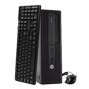 HP Business Desktop EliteDesk 800 G2 Desktop Computer - Intel Core i7 (6th Gen) i7-6700 3.40 GHz - 8 GB DDR4 RAM - 500GB HDD - DVDRW - Windows 10 Pro (Renewed)