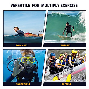 CtriLady Men's Best Neoprene Wetsuit Jacket Front Zipper Long Sleeves Workout Tank Top for Swimming Snorkeling Surfing (Black, 3XL)