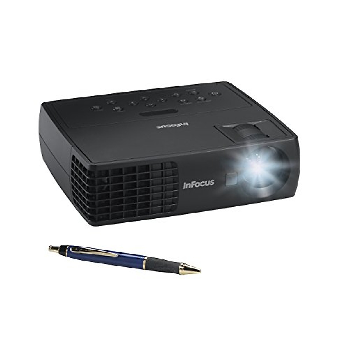 InFocus IN1110a XGA Mobile Projector, 2100 Lumens, HDMI, 2GB Memory, Wireless-ready