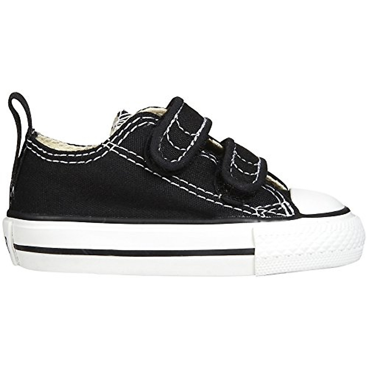 Converse Boys' Chuck Taylor All Star 2V Low Top Sneaker, Black, 6 M US Toddler
