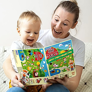 Magnetic Puzzles for Kids Ages 4-8, Travel Games for Toddlers Age 3-5, Educational Farm Theme Preschool Puzzles for Storytelling, Washable Toddler Magnets