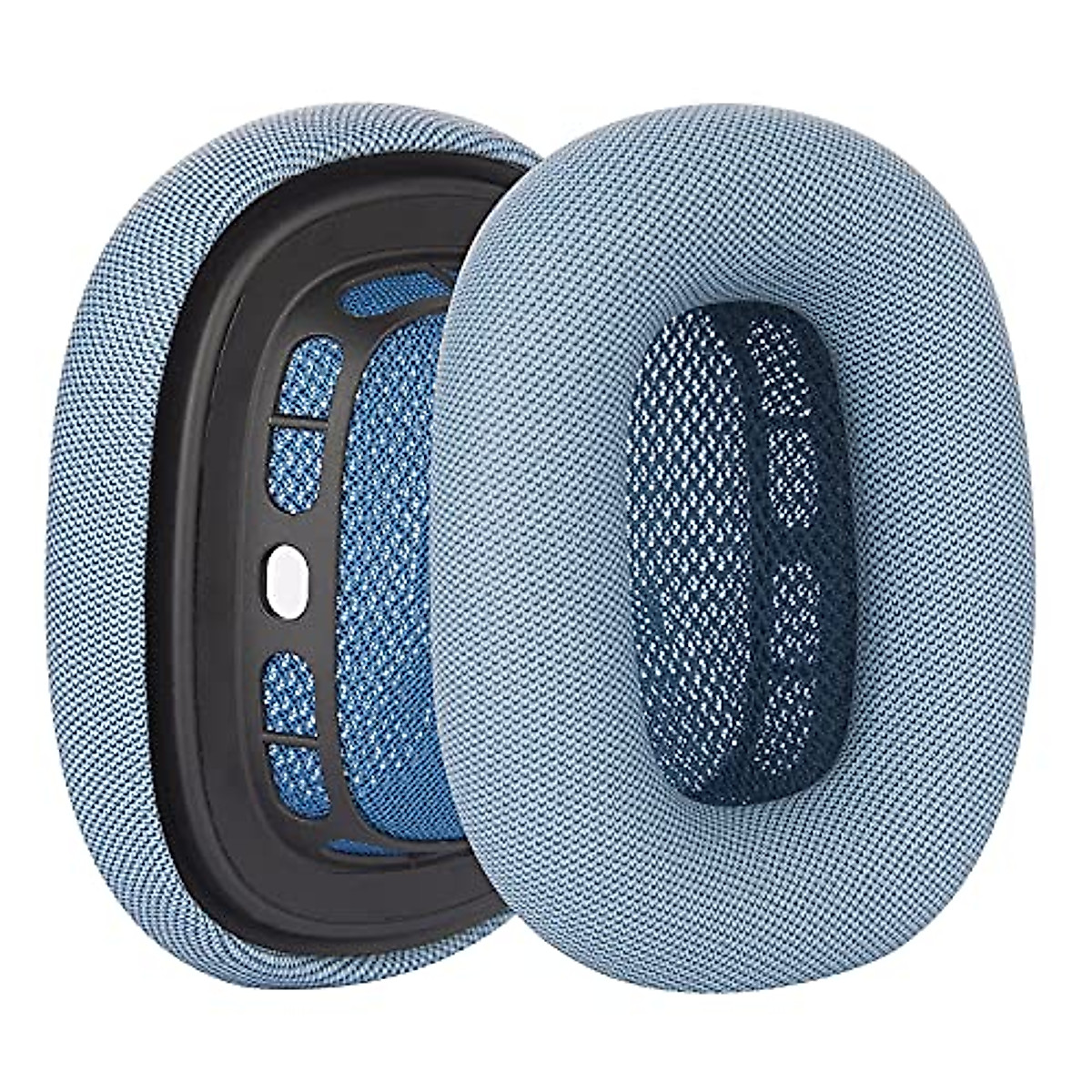 Geekria QuickFit Replacement Ear Pads for Airpods MAX Headphones Ear Cushions, Headset Earpads, Ear Cups Cover Repair Parts (Blue)