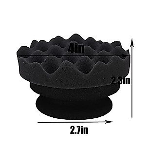 CHENJIAXIANG Tire Dressing Applicator | Tire Shine Applicator | Durable and Reusable Tire Dressing Applicator Pad for Applying Tire Shine(4 Pack)