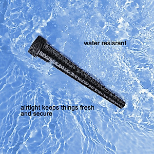 Free Boy 20 Pack Smell Proof Storage Airtight Vial Conical Sealed Storage Container (White&black)