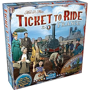 Ticket to Ride France + Old West Board Game EXPANSION - Train Route Strategy Game, Fun Family Game for Kids & Adults, Ages 8+, 2-6 Players, 30-60 Minute Playtime, Made by Days of Wonder