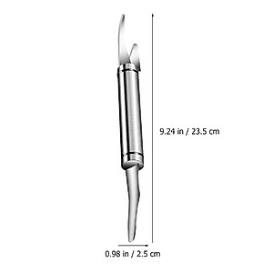 Cabilock Shrimp Deveiner Tool Efficient Shrimp Peeler Cleaner Seamless Shrimp Back Intestines Cutter Seafood Tool