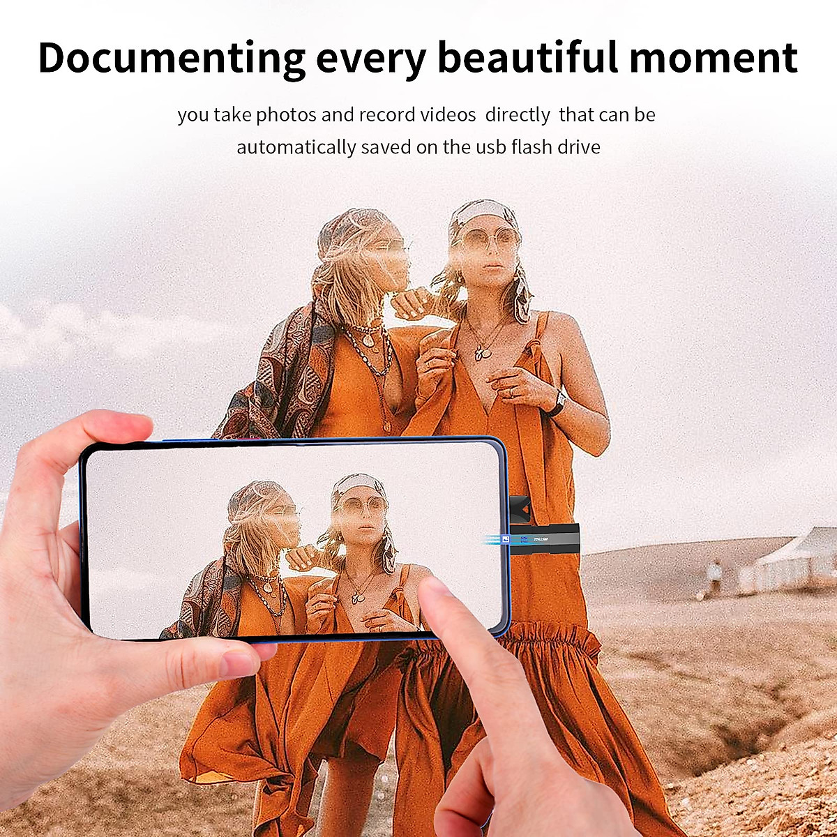 TEKISM MFi Certified 128GB Photo Stick for iPhone Flash Drive,USB Memory Stick Thumb Drives High Speed USB Stick External Storage Compatible with iPhone/iPad/iPod/PC