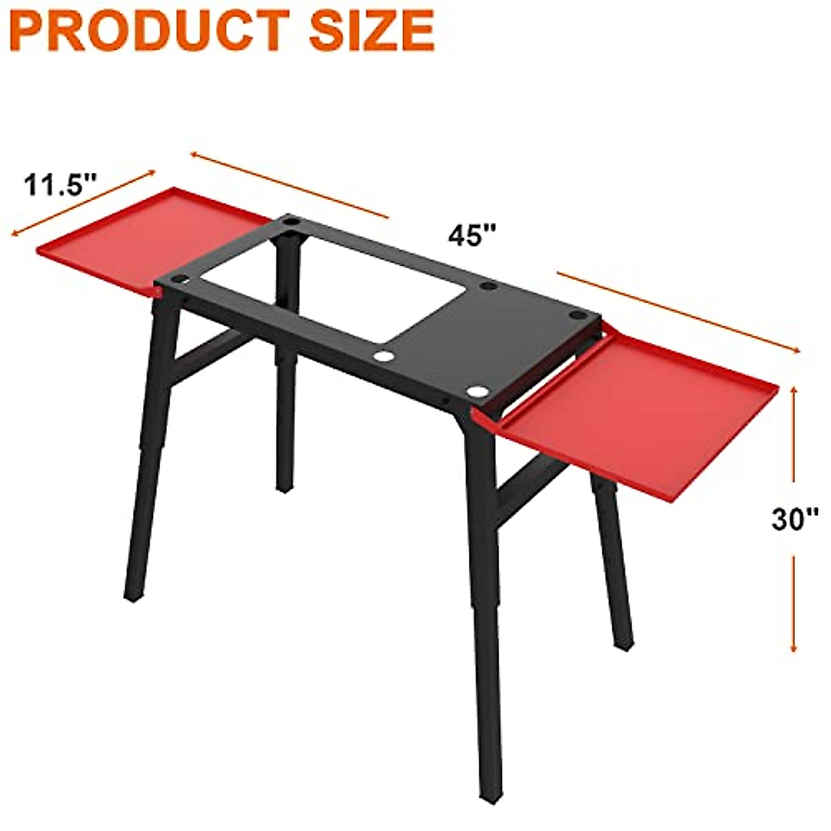 Adjustable Griddle Stand with Side Shelf for Blackstone 17" or 22" Table Top Griddle, Adjustable Griddle Table with Carry Bag Grill Accessories for Outdoor Cooking and Camping