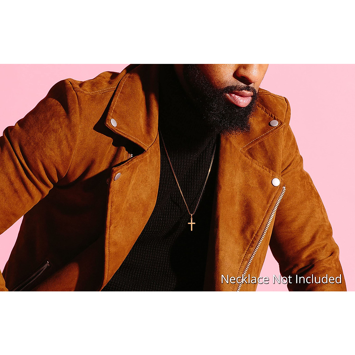 14k Yellow Gold Cross Pendant Charm - 1" Inch - 28mm x 13mm - Jewelry Gifts For Women Wife Mom Gifts For Men Husband Dad