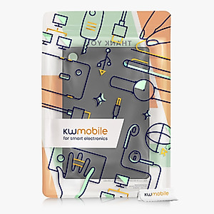 kwmobile TPU Silicone Case Compatible with Samsung Galaxy Tab A8 10.5 (2021) - Case Soft Flexible Shock Absorbent Cover - Black