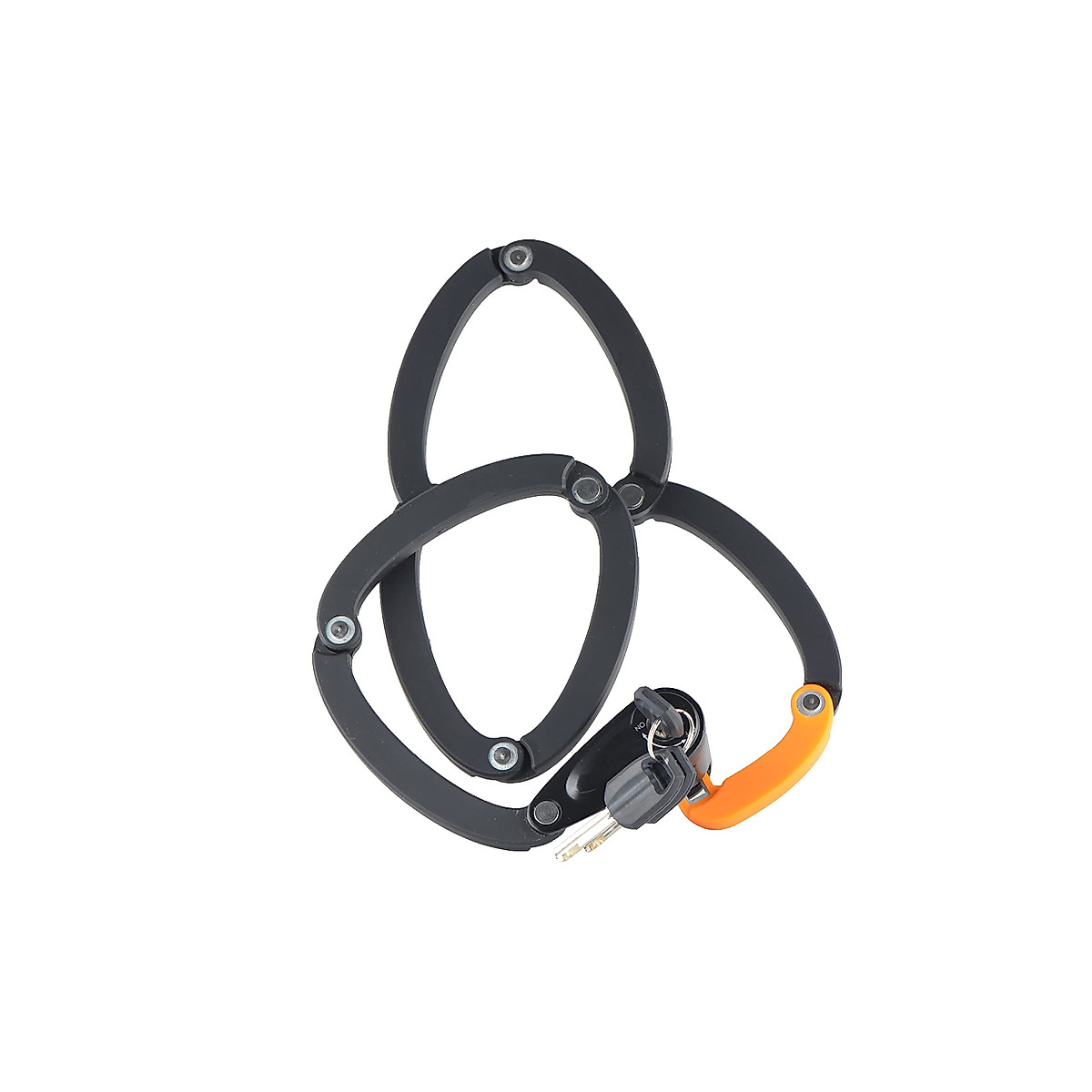 Lavelo Bike Folding Lock High Security Level Heavy Duty Folding Bike Lock with Bracket