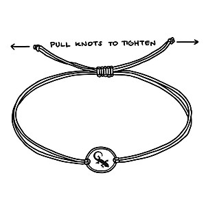 Lizard Charm Bracelet - Adjustable Black Cord - Nature's Symbol of Freedom - Unisex Jewelry - Durable, Waterproof & Hypoallergenic - Embrace the Wild Spirit