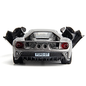 RMZ City 1:36 Scale Diecasting Alloy Car Model Ford GT Toy Car, Pull Back Vehicles Toy Car for Toddlers Kids Boys Girls Gift Gray