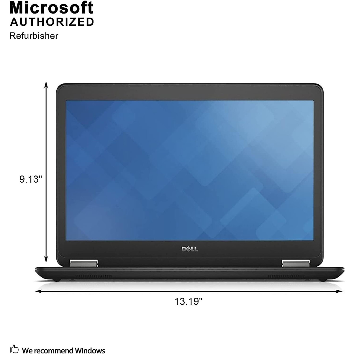 Dell Latitude E7470 Ultrabook, 14inch QHD Touchscreen (Intel Core i5-6300U, 8 GB DDR4, 256 GB SSD) Windows 10 Pro (Renewed)