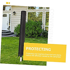 Alipis Clothes Drying Rack Cover Zipper Foldable Drying Rack Outdoor Drying Rack Laundry Racks for Drying Clothes Laundry Drying Rack Rotary Washing Line Cover Umbrella Cover