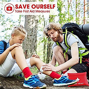 First Aid Kit - 87 Piece - Small Travel First Aid Kit, Ideal for Cars, Schools, Sports, Homes, Travel, Camping, Hiking