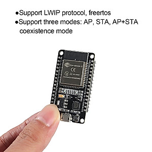DIANN ESP32 ESP-WROOM-32 ESP-32S Development Board CP2102 Ultra-Low Power Dual Core ESP32-DevKitC-32 with Expansion Board