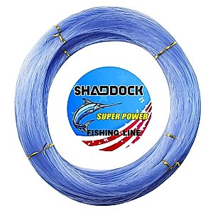 Monofilament Fishing Line 547yds 13 lb.-396 lb. Nylon Mono Fishing Lines - Super Strong Monofilament Fishing Leader Line Speargun Line for Saltwater/Freshwater (Blue, 1.8mm/334.8lb)
