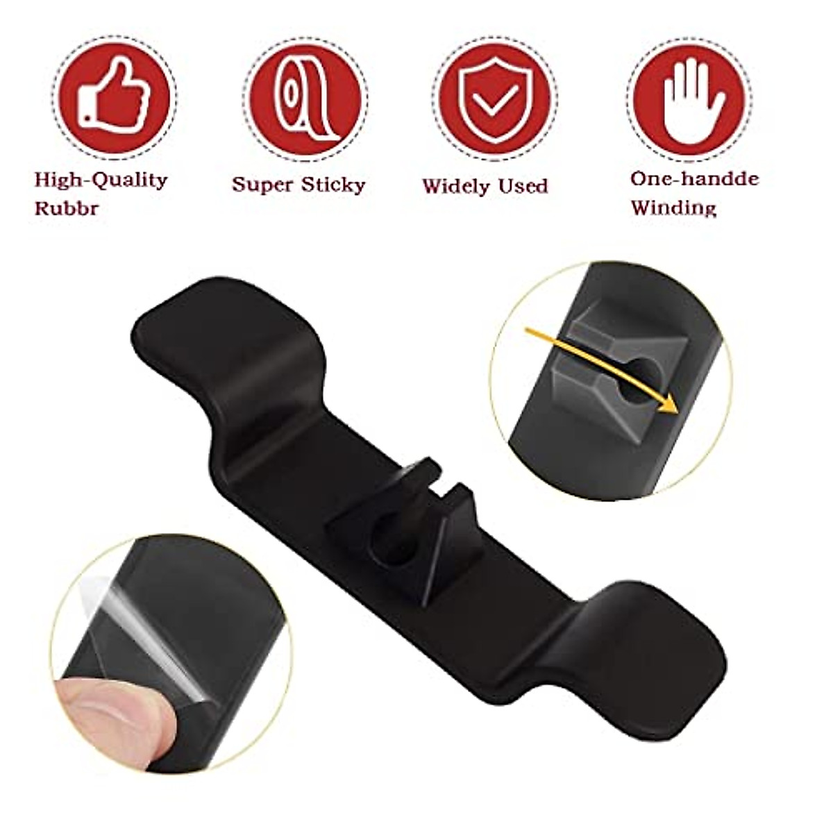 12 Pack Kitchen Appliance Cord winder, Appliance Cord Organizer Stick on Mixers, Coffee Maker, Pressure Cooker and Air Fryer