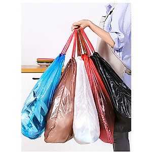 Premium Black Drawstring Trash Bags - 4 Gallon, Extra Strength, Odor-Free, Puncture-Resistant，Strong resilience-Available for home, travel, and office use