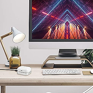 Wireless Charger, COSOOS Aluminum Wireless Charging Pad, 5W Lightweight Compact Charging Station Compatible with AirPods Pro, AirPods 2, AirPods Wireless Charging Case(Black)