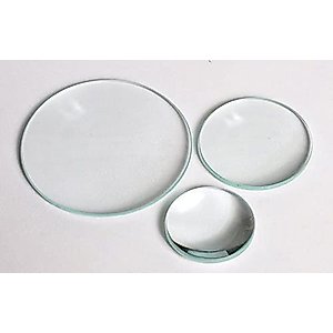 United Scientific Supplies LCV312 Double Convex Lens, 38 mm Diameter, 300 mm Focal Length