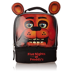 Five Nights at Freddy's B18FI38775TU Drop Bottom Lunch Bag, 5", Multicolor