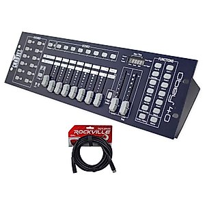 Chauvet Obey 40 Universal Dmx 512 Controller with 192 Channels and Midi Compatibility + Chauvet Dmx3p25ft Dmx Xlr Female to Male Dmx Cable