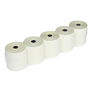 GORILLA SUPPLY Carbonless Kitchen Printer Paper Rolls, POS/Cash Register Paper Roll, White/Canary, M119 TM300 TMU200 U220, BPA Free, 3 inch x 90 ft 2-ply, 50 roll