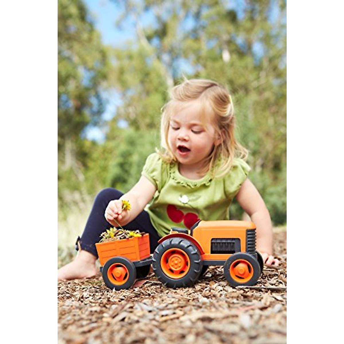 Green Toys Tractor Vehicle, Orange