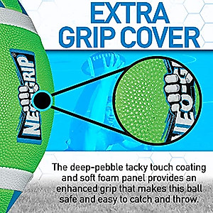 Franklin Sports Mini Sponge Foam Football - Grip-Tech Youth Football with Sift and Tacky, Easy Grip Cover - Perfect for Small Kids (Colors May Vary)