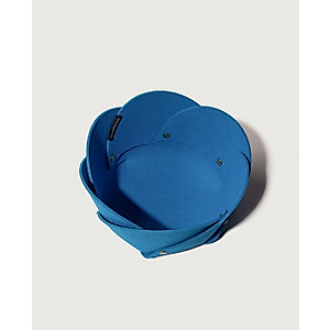 IANIYA Versatile Felt Storage Basket Organize with ease! Perfect for living rooms and stylish desktop decor(BLUE)