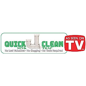 Quick Clean Sink Trap | 1 1/4" & 1 1/2" P-Trap Replacement Upgrade | Jewelry Catcher | DIY Unclog Your Drain | No Tools Required | Bathroom/Salon Hair Trap | Made in USA | Veteran Owned