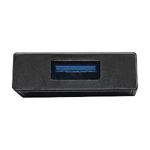 Eaton Tripp Lite 4-Port Portable Slim USB 3.0 Super speed Hub with Built In Cable (U360-004-SLIM)